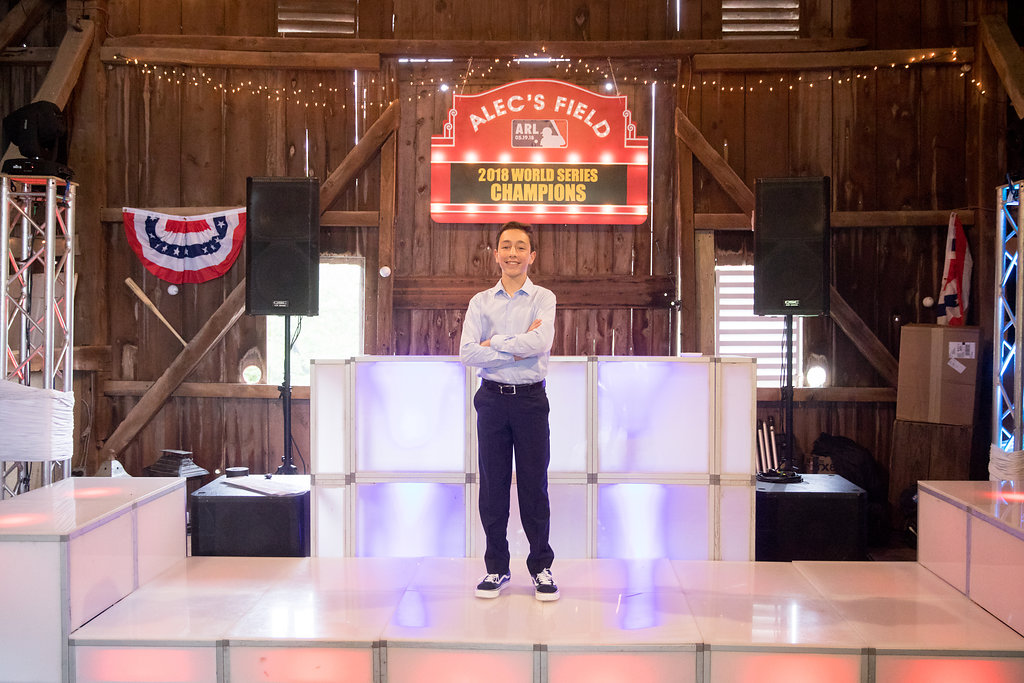 Alec's Cubs Bar Mitzvah at Rockland Farms - Pop Color Events