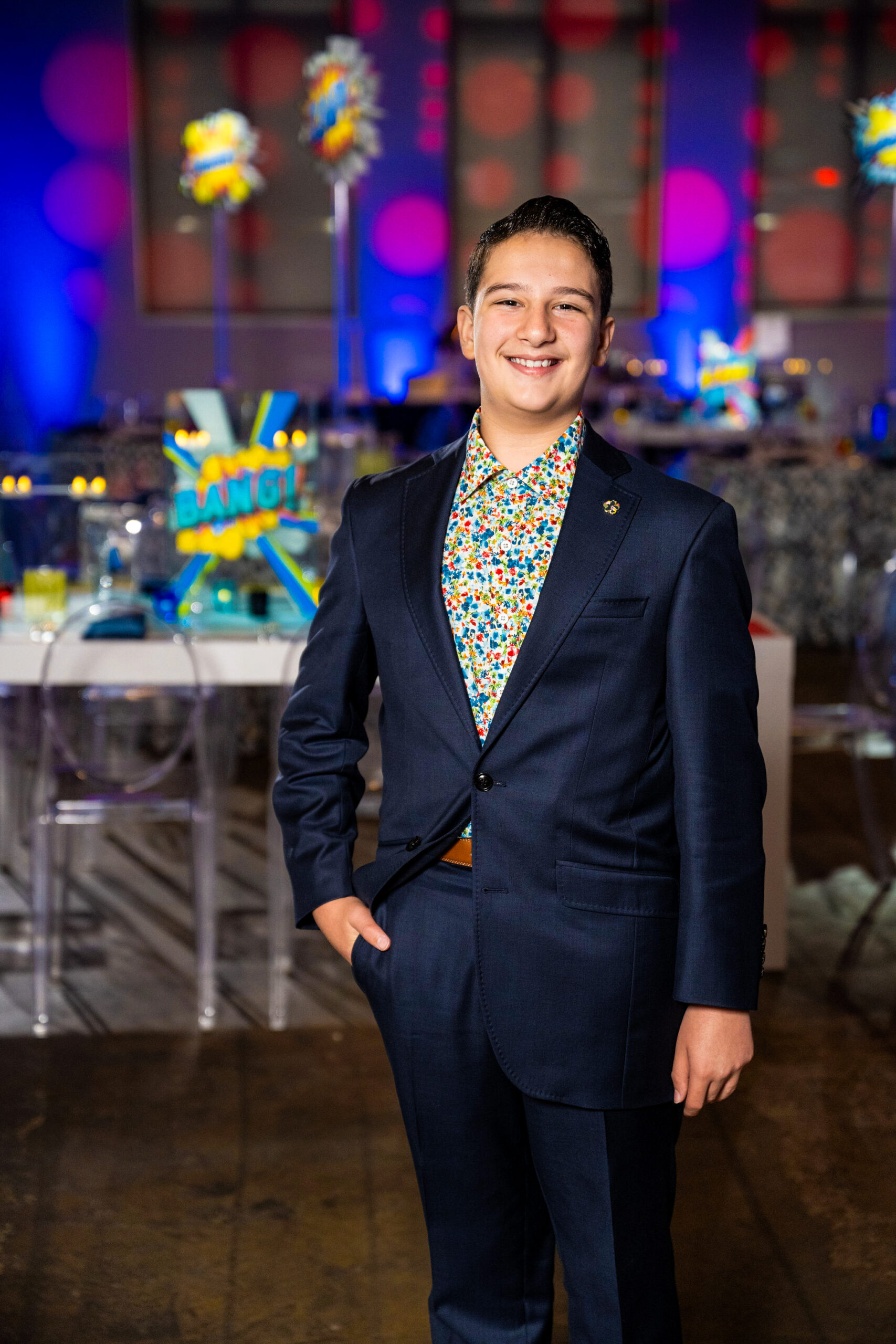 Rhys & Archer's Comic Book Superhero-themed B'nai Mitzvah Party